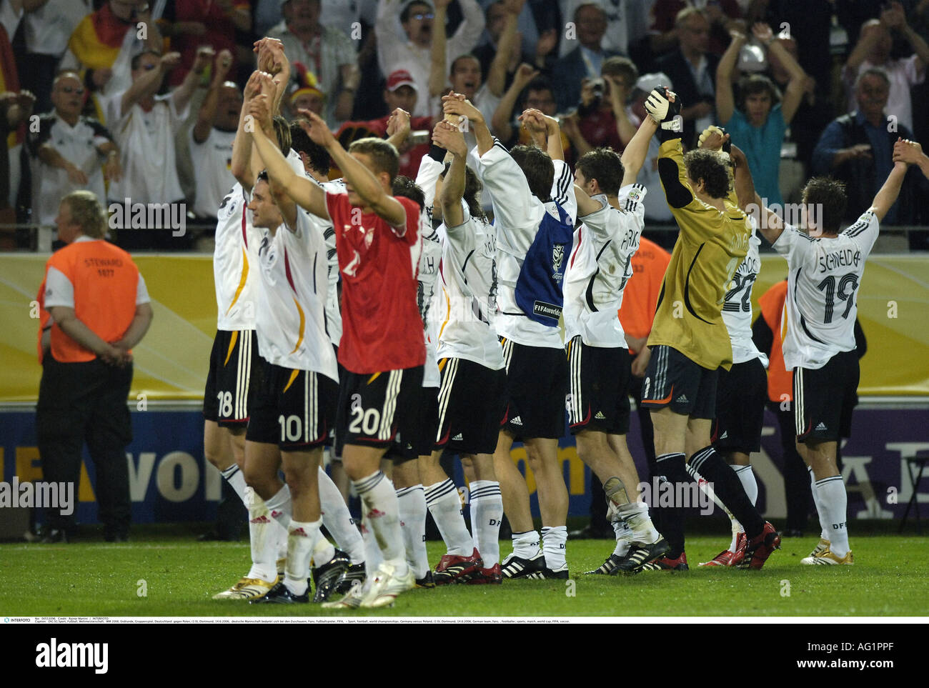 2006 Germany World Cup German Team High Resolution Stock Photography ...