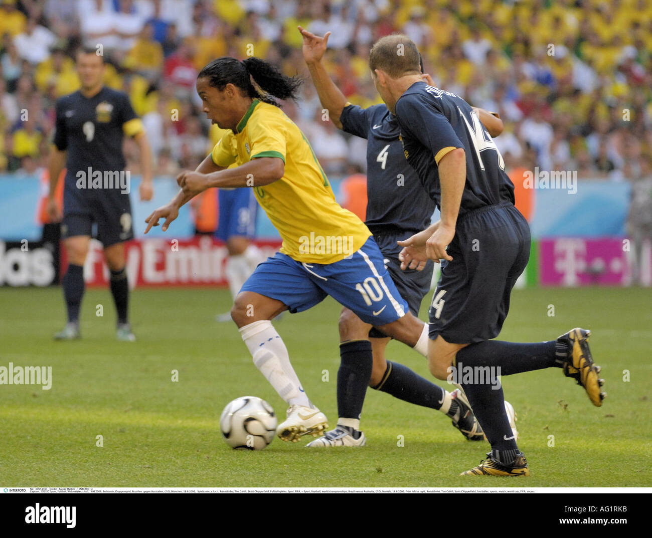 Ronaldinho brazil world cup 2006 hi-res stock photography and images ...