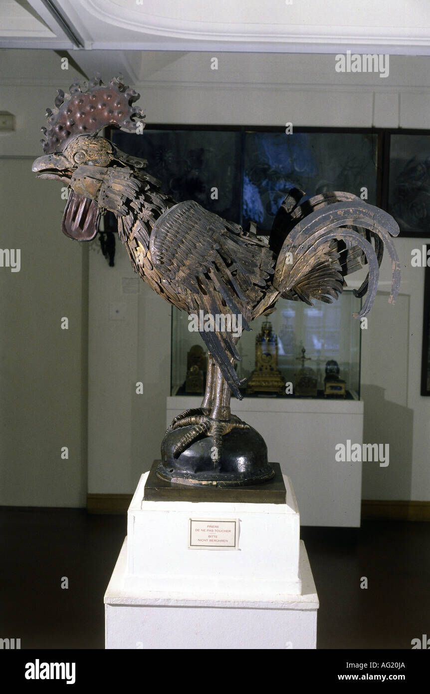 technics, mechanics, mechanic rooster of the astronomical clock of ...