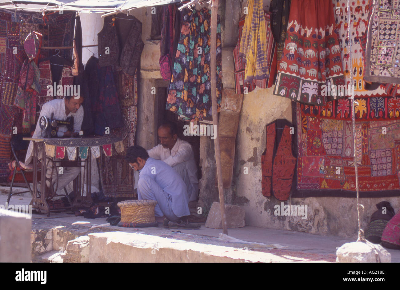 India Rajasthan A traditional shop in Pushkar Stock Photo - Alamy