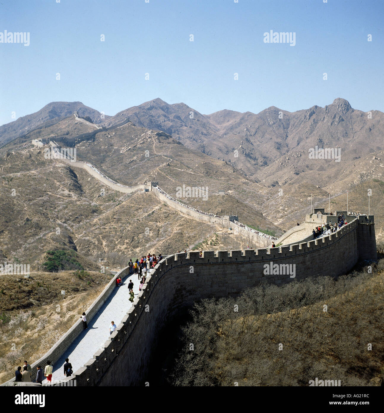 geography / travel, China, Great Wall of China, near Badling, north of ...