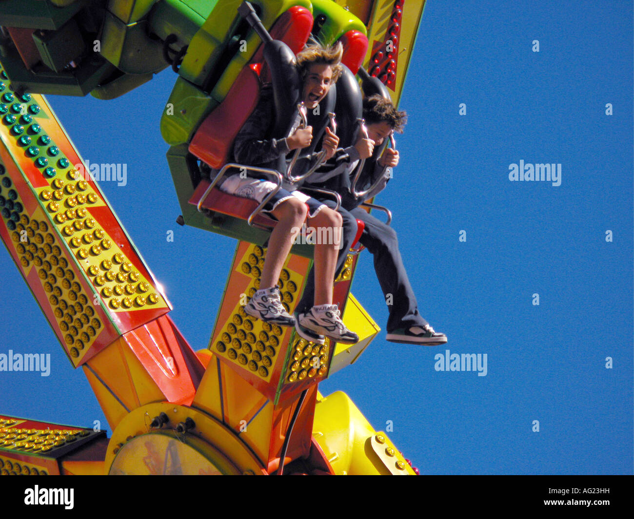 Octopus fair ride hi-res stock photography and images - Alamy