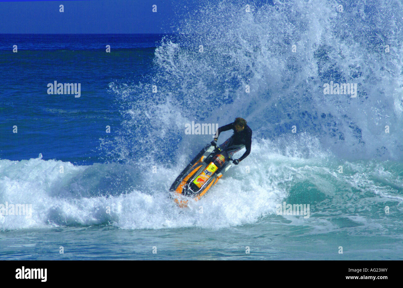 Jet ski spray hi-res stock photography and images - Alamy