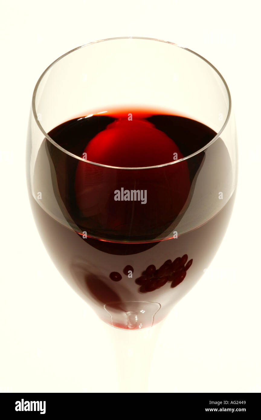 A glass of red wine Stock Photo - Alamy
