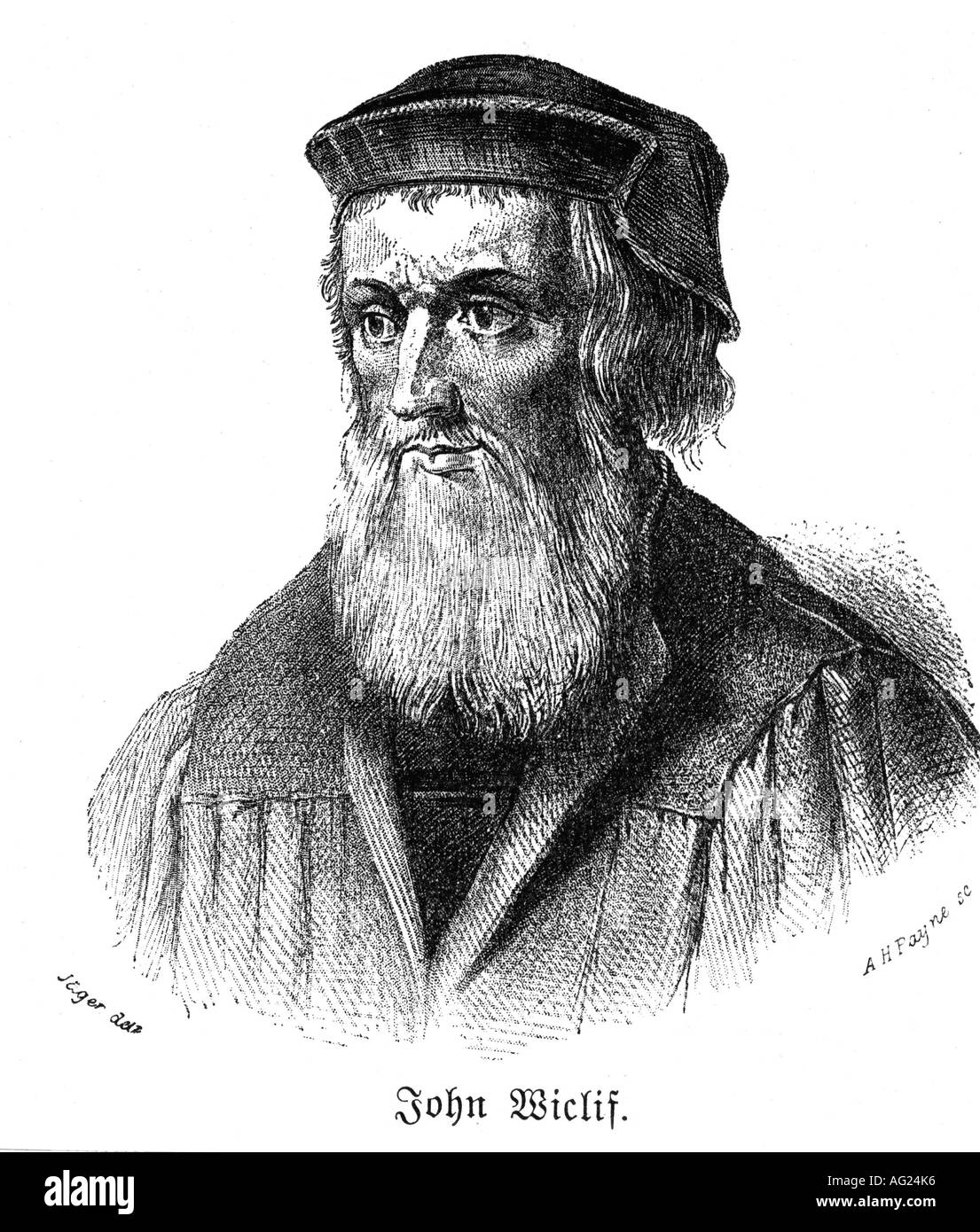 John wycliffe Black and White Stock Photos & Images - Alamy