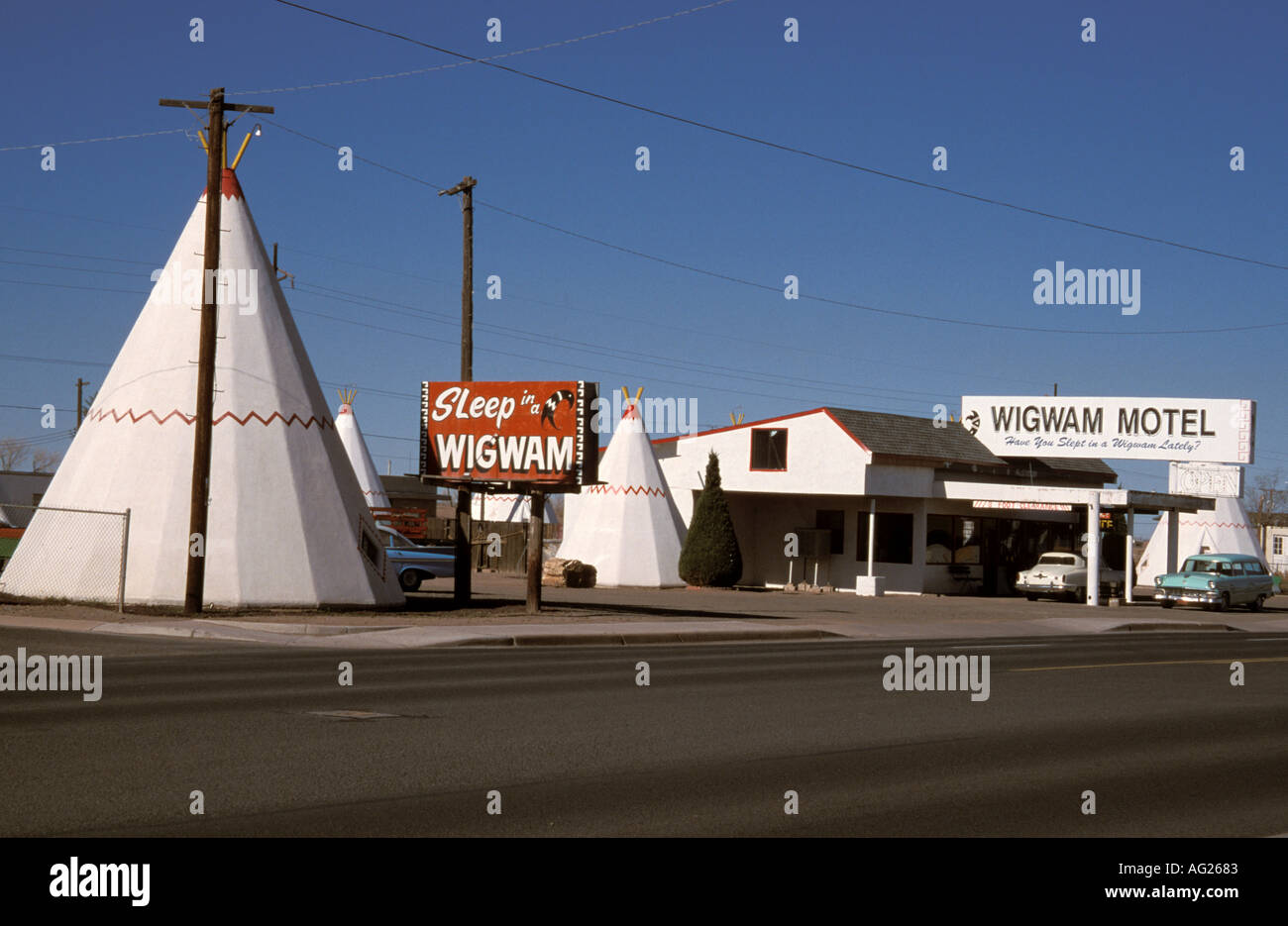 Holbrook Arizona USA Wigwam Motel Teepee Stock Photo - Alamy