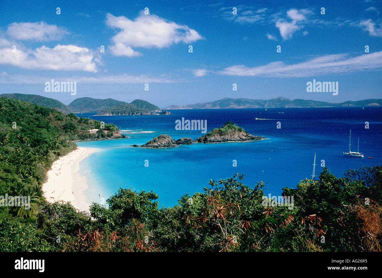 geography / travel, Antigua, Saint John, bay, landscape, Caribbean ...