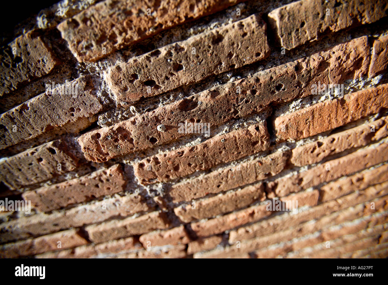 Original Roman Brick Wall, Ostia Antica, Rome, Italy Stock Photo - Alamy
