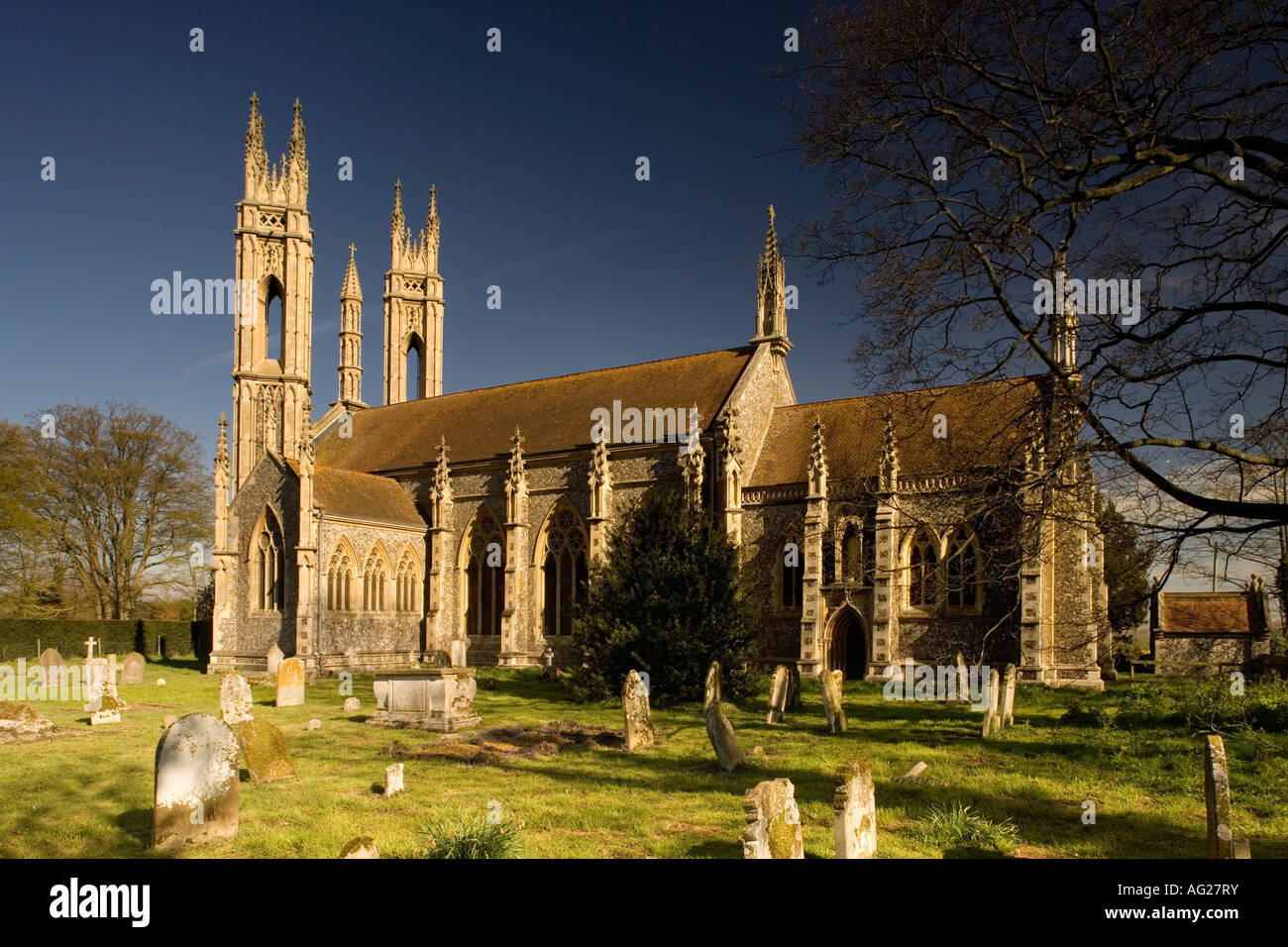 The Church of St. Michael The Archangel, Booton, Norfolk, UK Stock ...