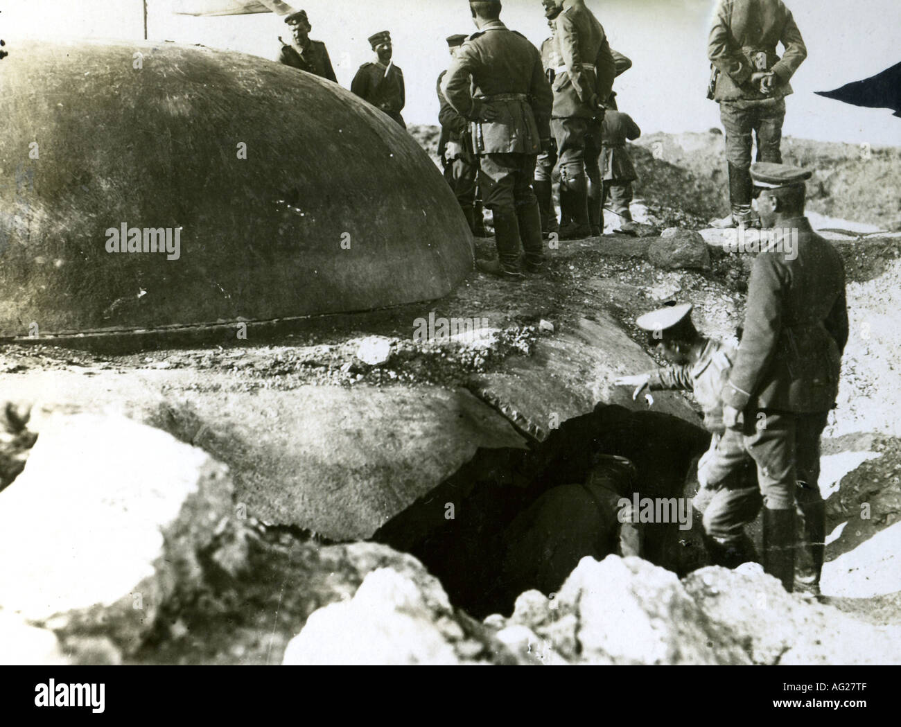 events, First World War/WWI, Western front, Fort Manonvillier, Lorraine ...