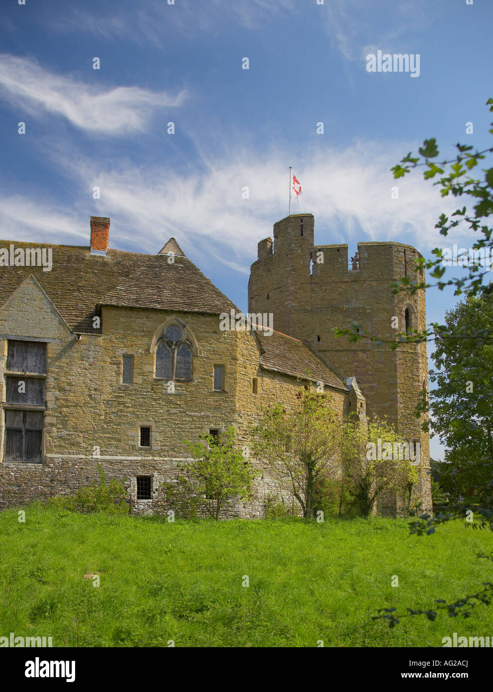 Stokesay Castle, Shropshire, England, UK Stock Photo - Alamy