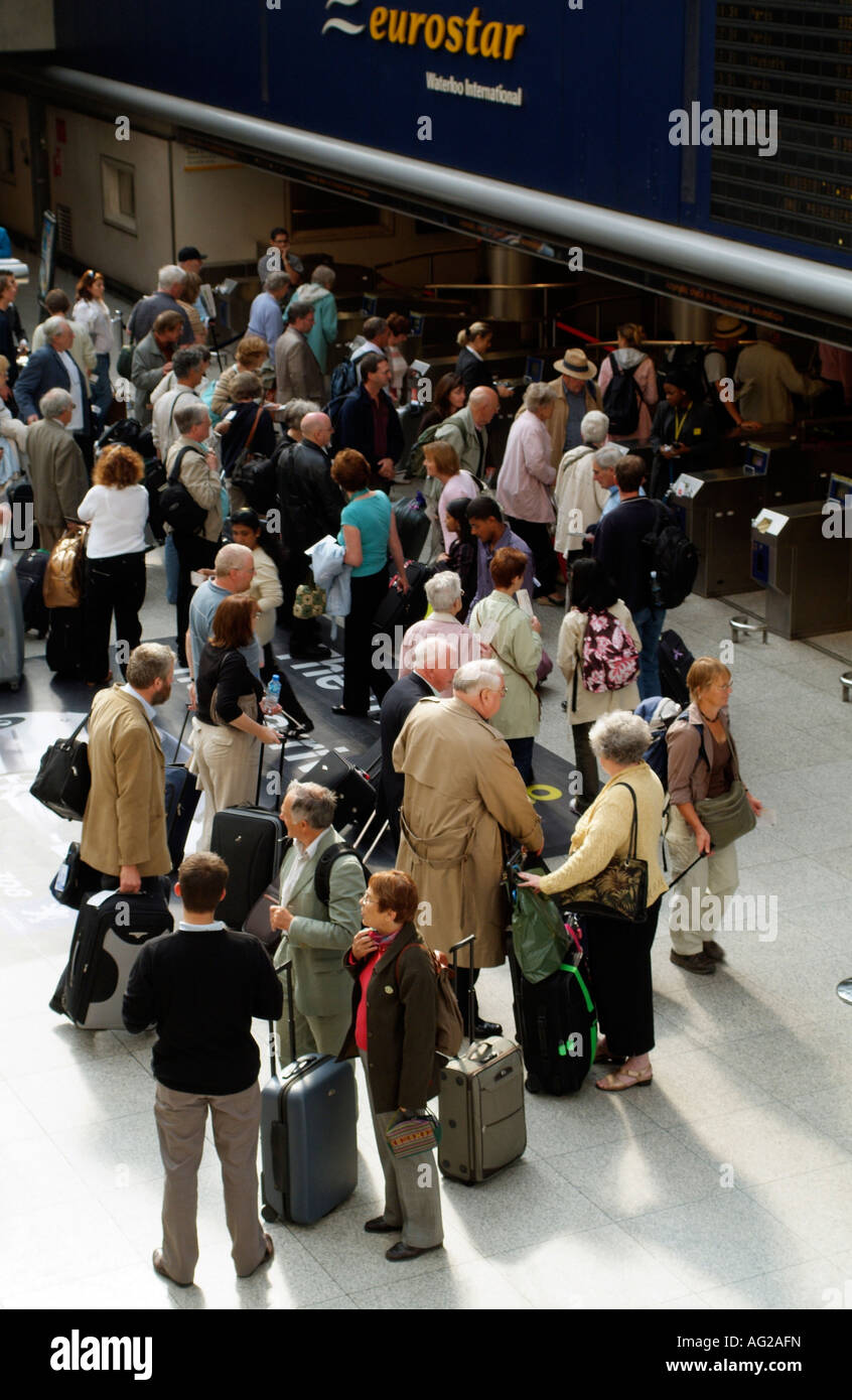 Group of Travellers Passengers Tourists with Luggage and Baggage Stock ...