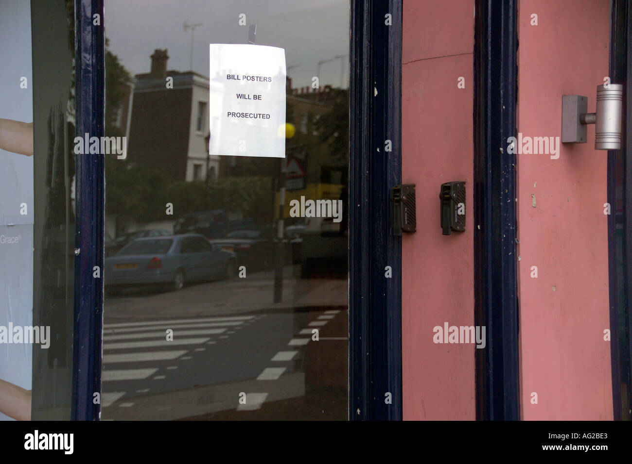 Bill stickers will be prosecuted hi-res stock photography and images ...