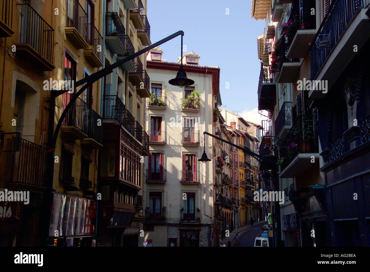 Spain Navarra Pamplona Iruna Stock Photo - Alamy