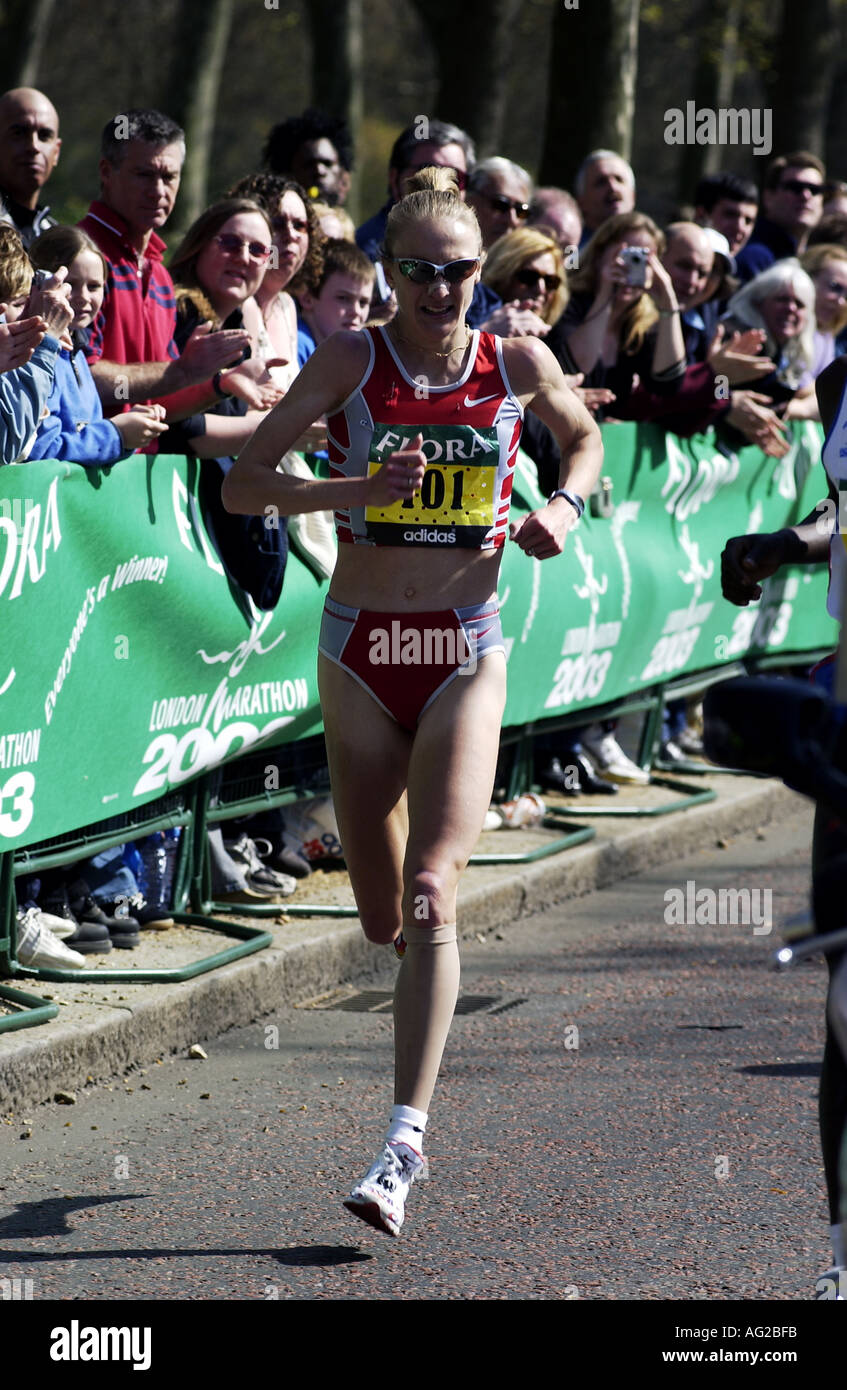 Paula radcliffe london marathon hi-res stock photography and images - Alamy