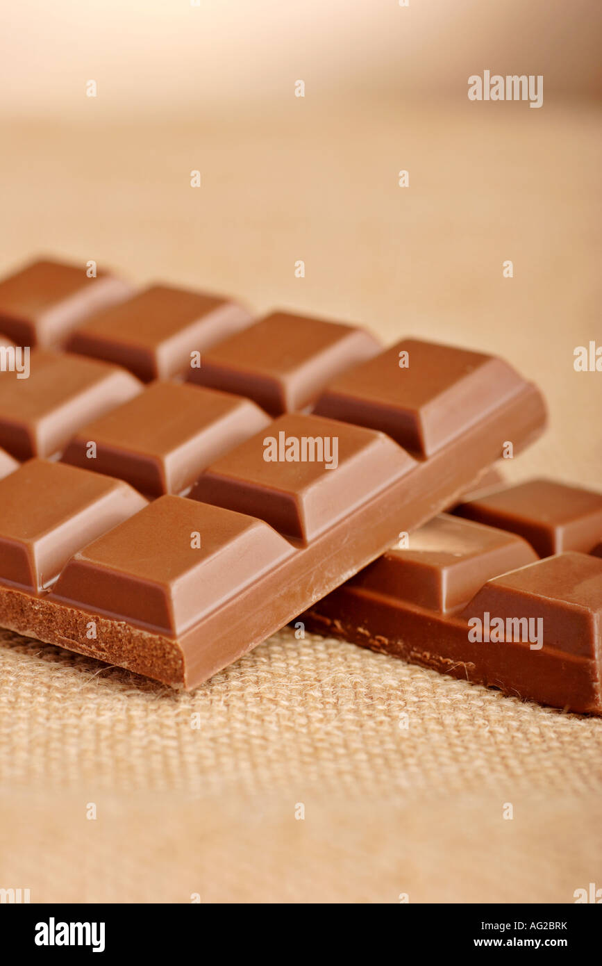 delicious milk chocolate bar eat me Stock Photo - Alamy