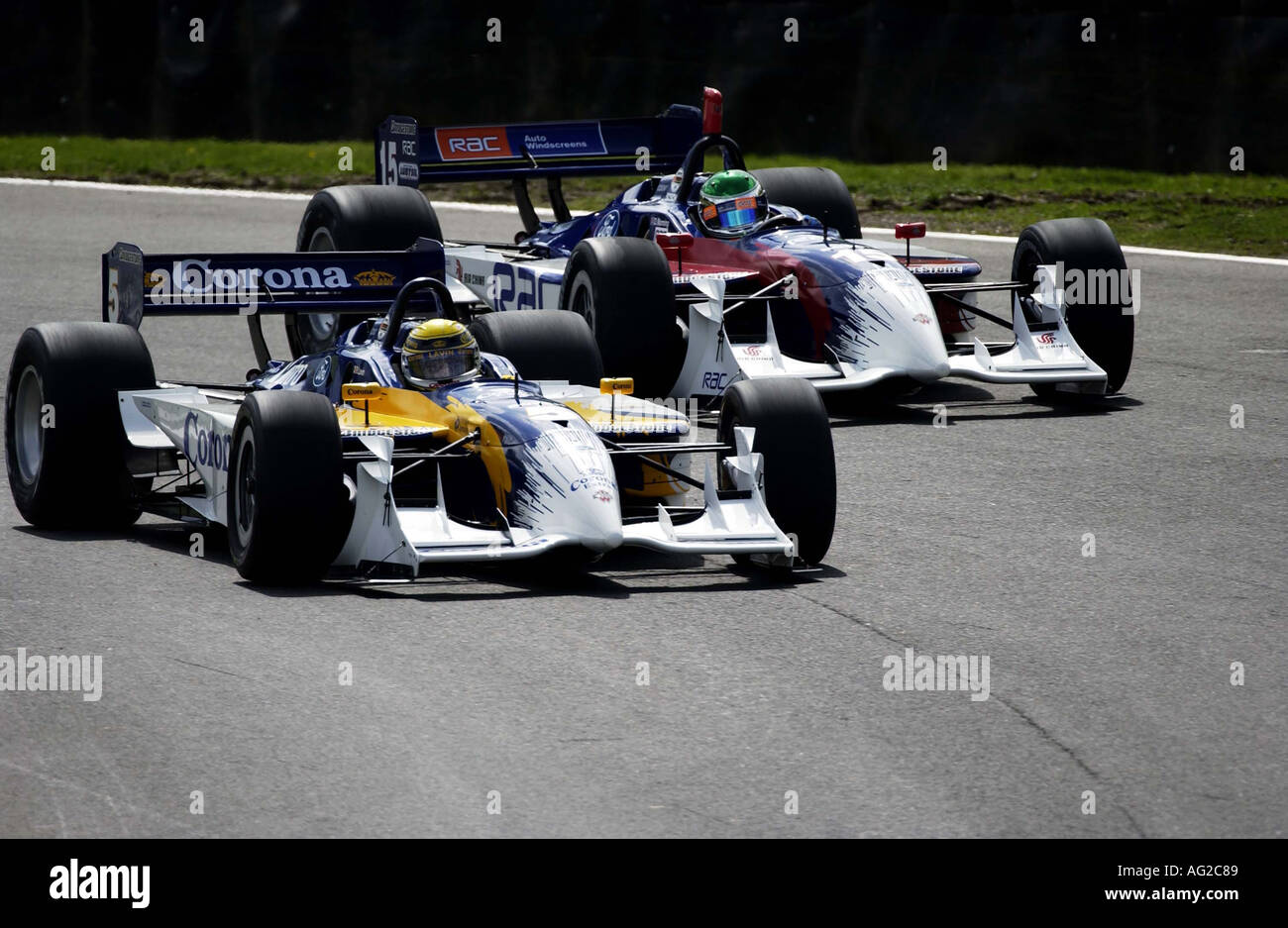 CHAMP CARS BRAND HATCH FOREGROUND RODOLFO LAVIN MEX WALKER RACING ...