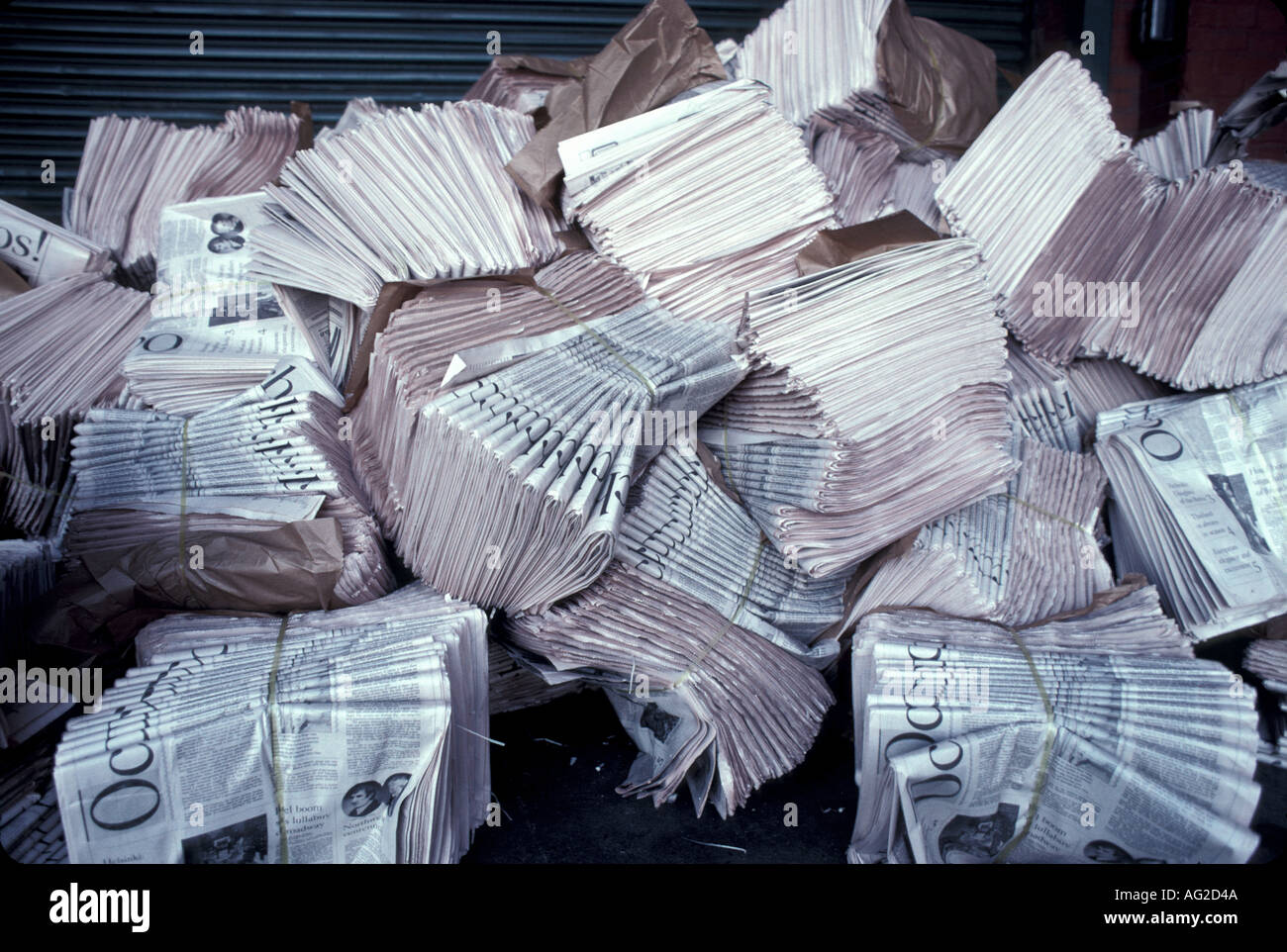 Stacks of paper bundles hi-res stock photography and images - Alamy