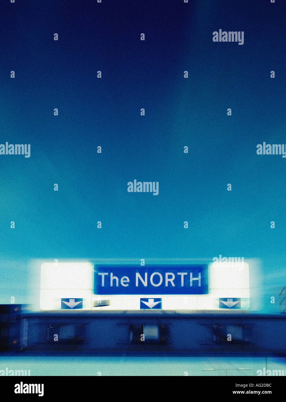 The north motorway sign uk hi-res stock photography and images - Alamy
