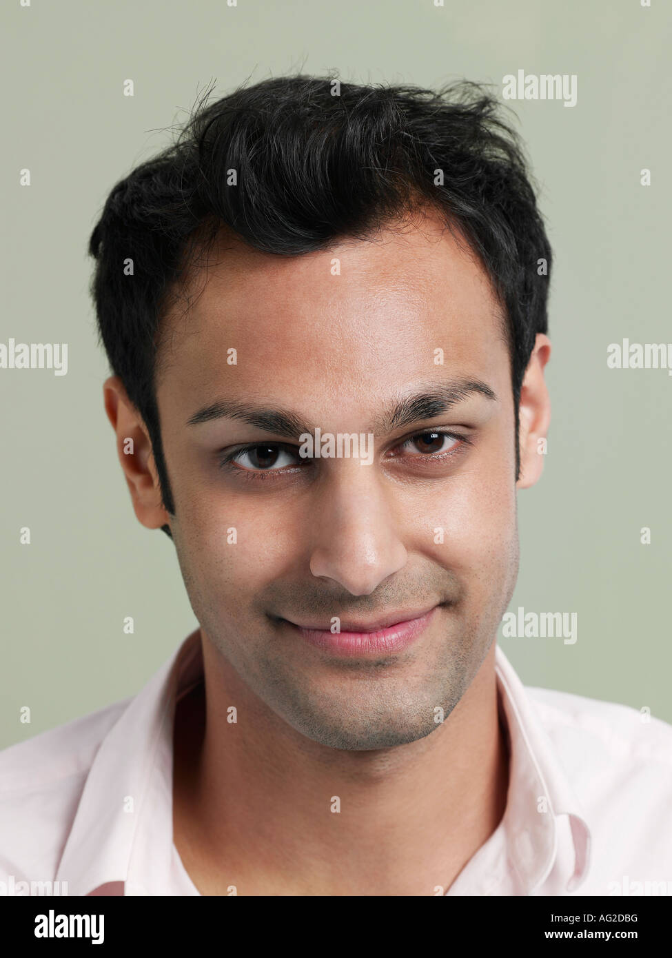 Mid adult man smiling, close-up Stock Photo - Alamy