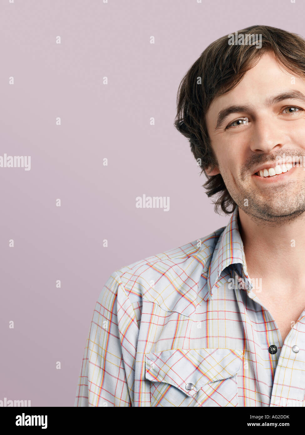 Mid adult man smiling Stock Photo - Alamy