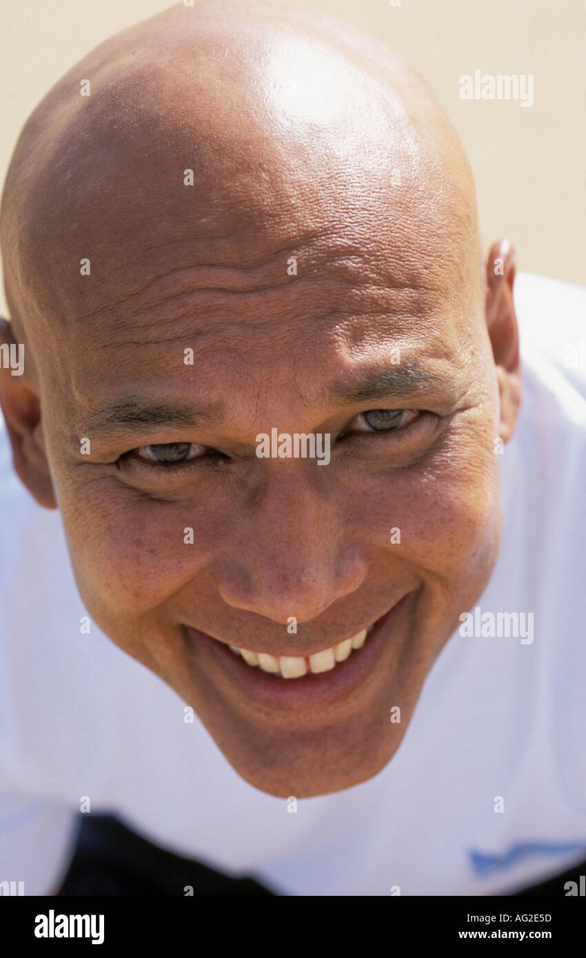 Hawaiian man on beach, Kauai, Hawaii Stock Photo - Alamy