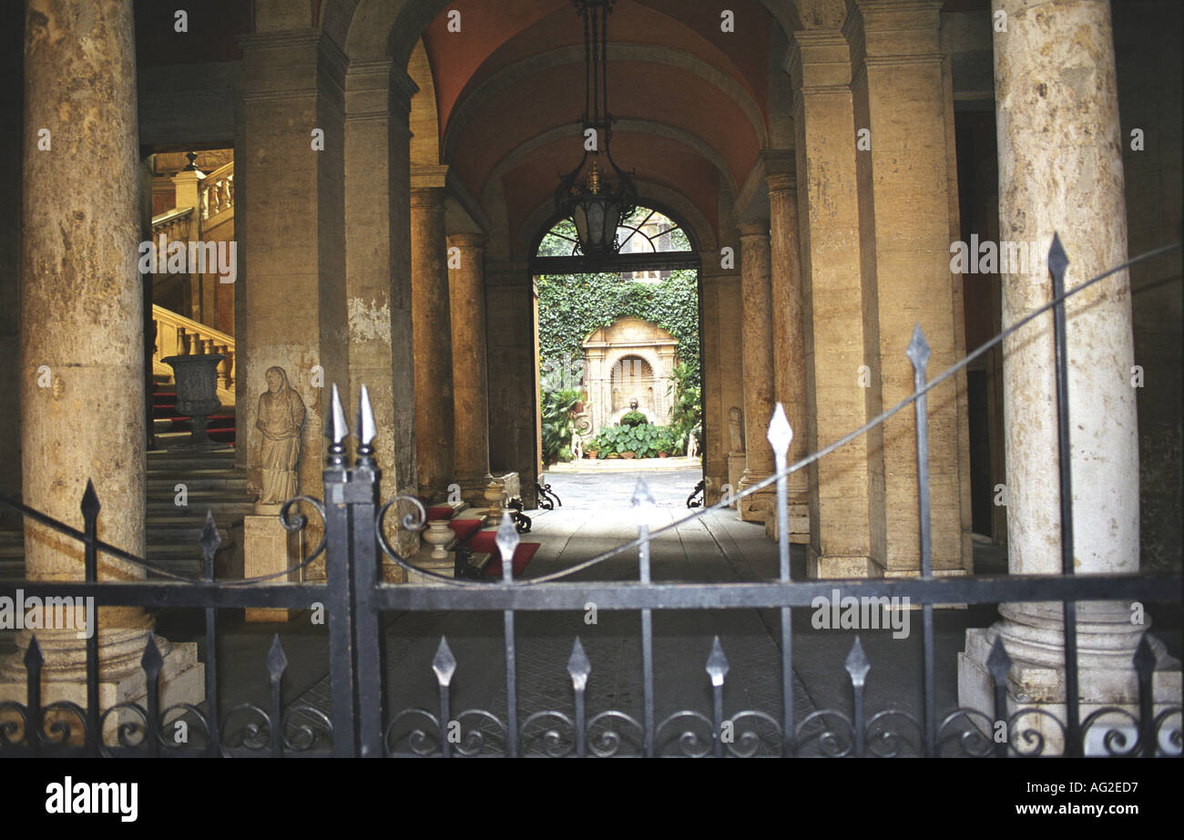 Superb entrance to a Roman house Stock Photo - Alamy