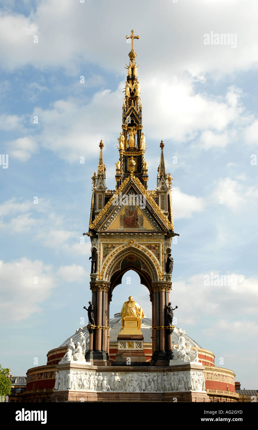 The Albert Memorial Kensington Gardens London Stock Photo - Alamy