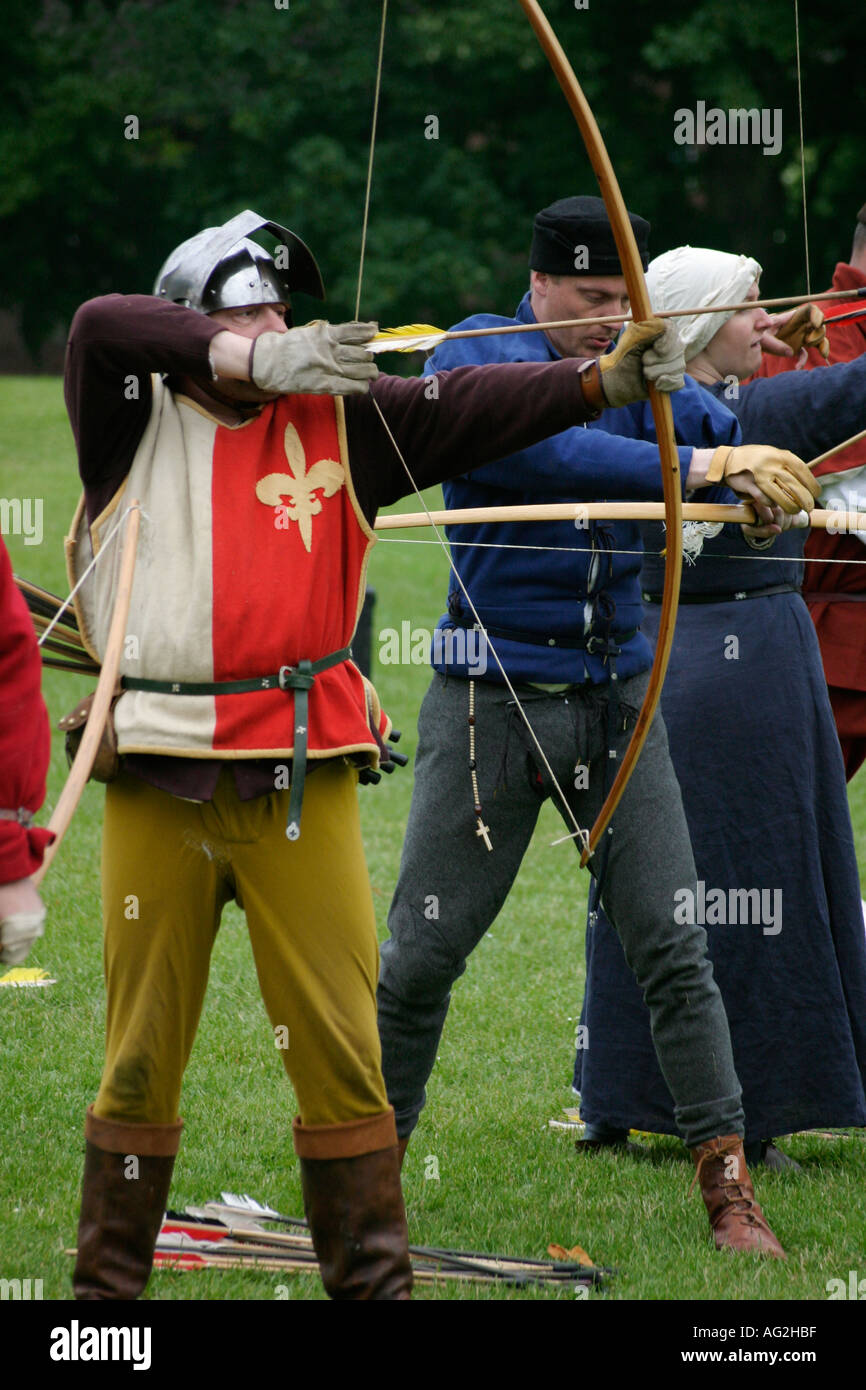 Medieval Archers Stock Photo - Alamy