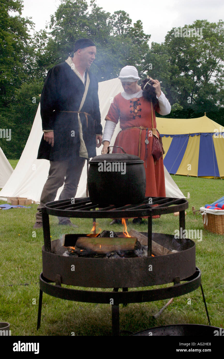 Medieval camp tents hi-res stock photography and images - Alamy