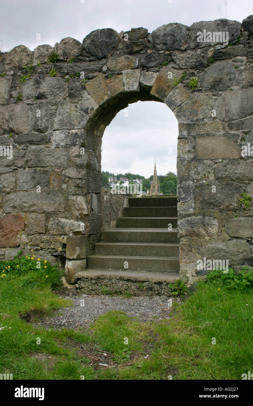Remains of the Fort at Fort William Scotland Stock Photo - Alamy