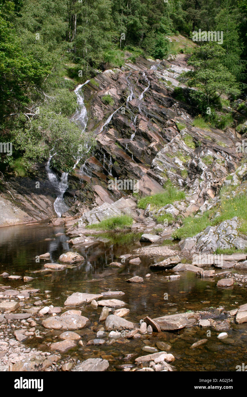 A mountain stream at Kinloch Rannoch, Scotland Stock Photo - Alamy