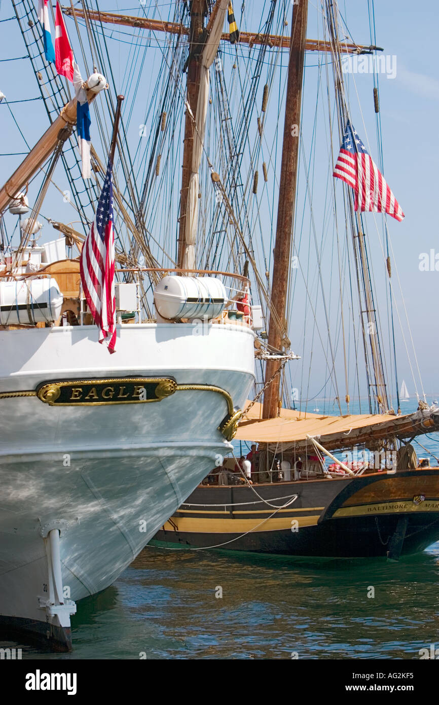 Us coast guard barque eagle hi-res stock photography and images - Alamy