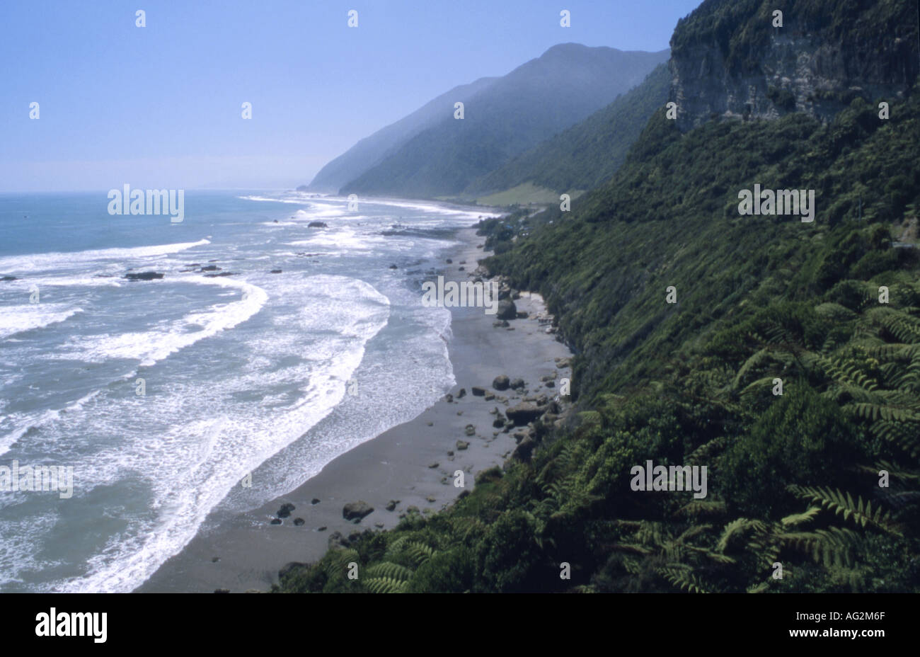 Typical new zealand beach scene hi-res stock photography and images - Alamy