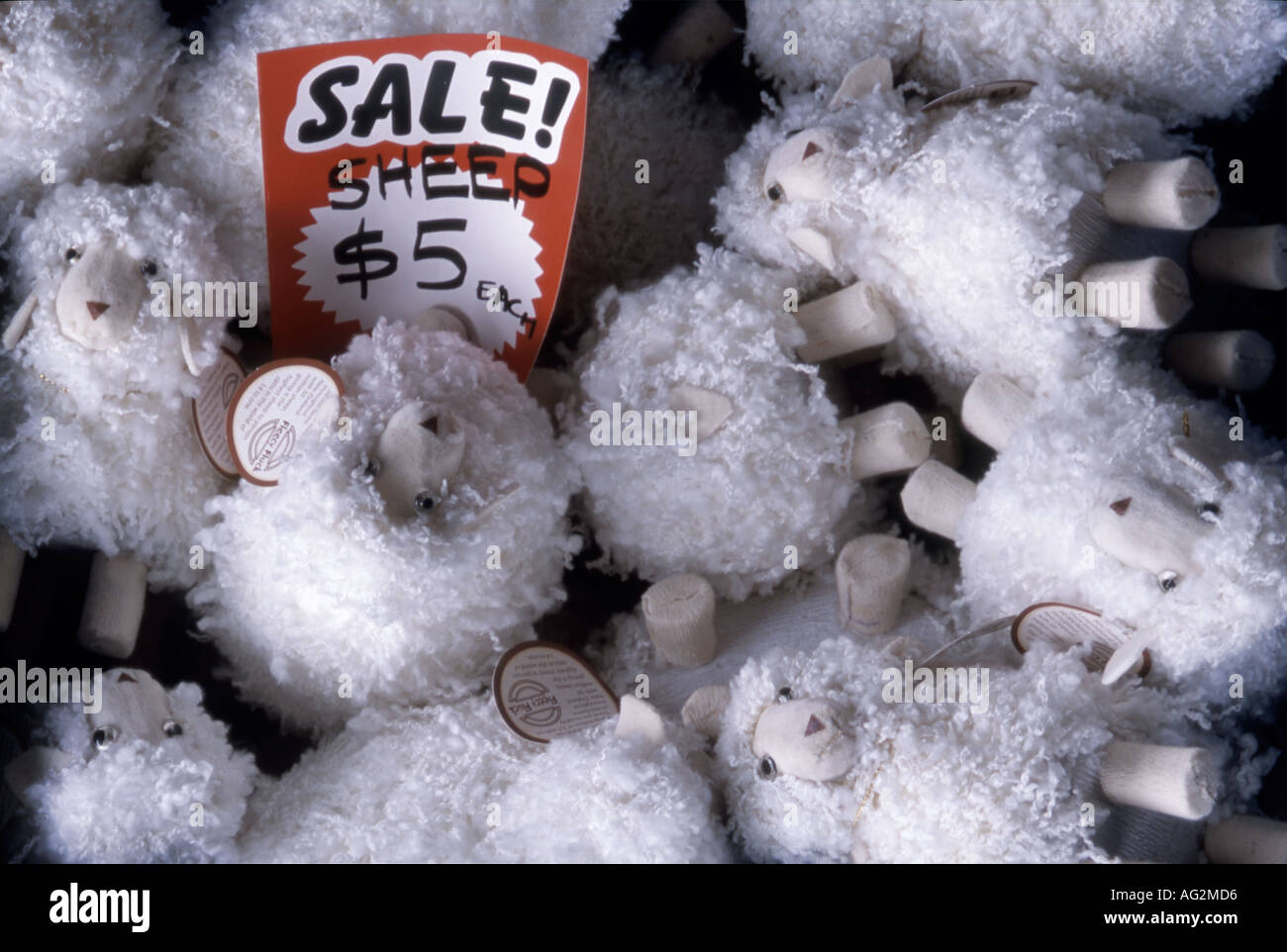 Abstract of souvenir toy sheep New Zealand Stock Photo - Alamy