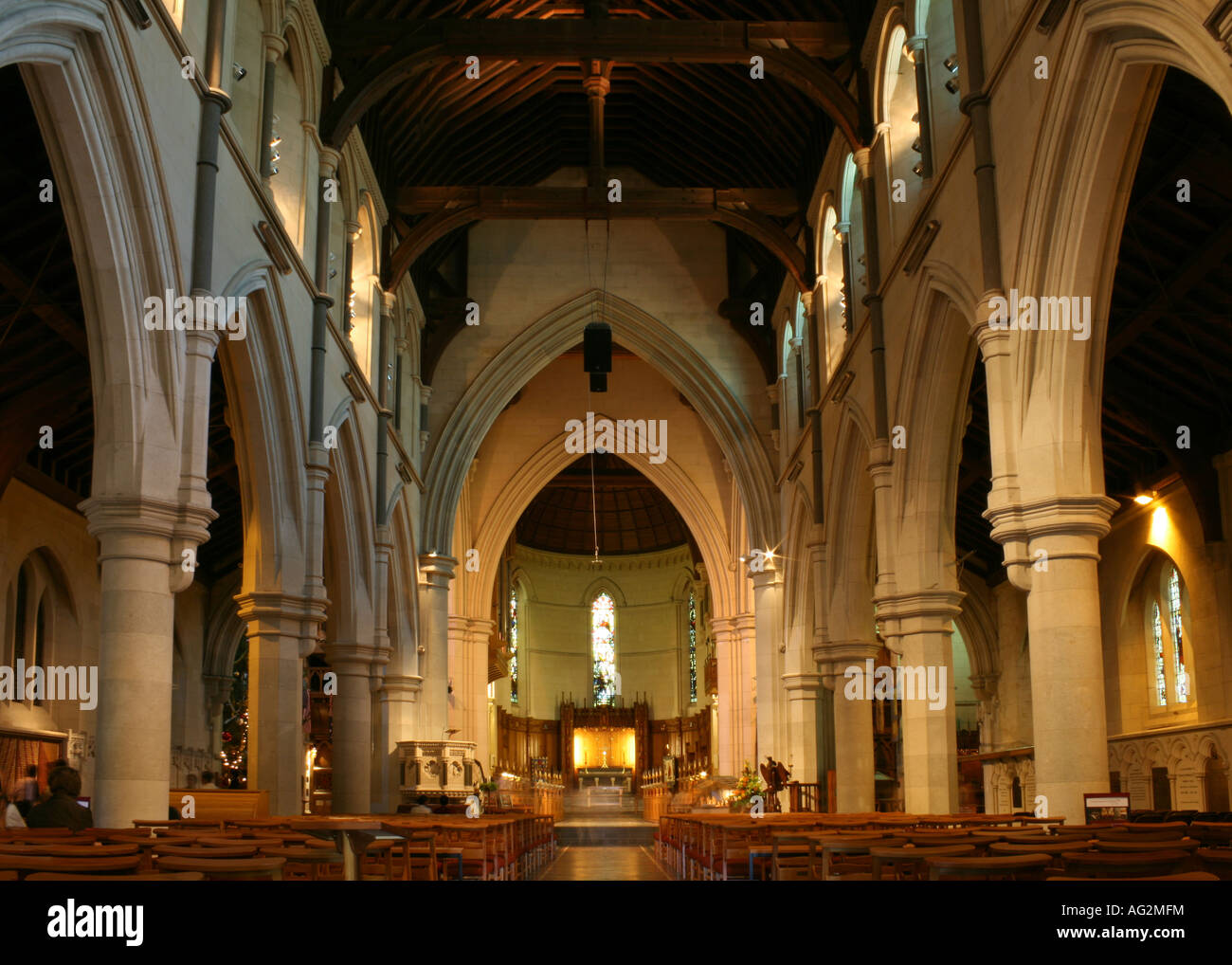 Inside christchurch cathedral south island hi-res stock photography and ...