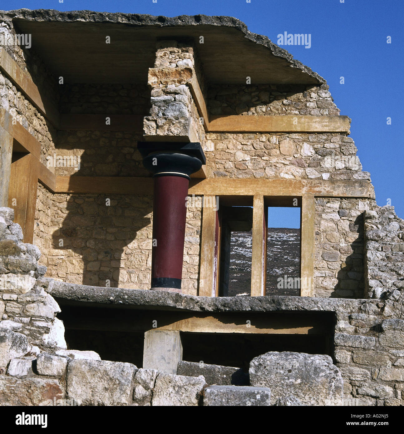 travel /geography, Greece, Crete, buildings, palace of Knossos ...