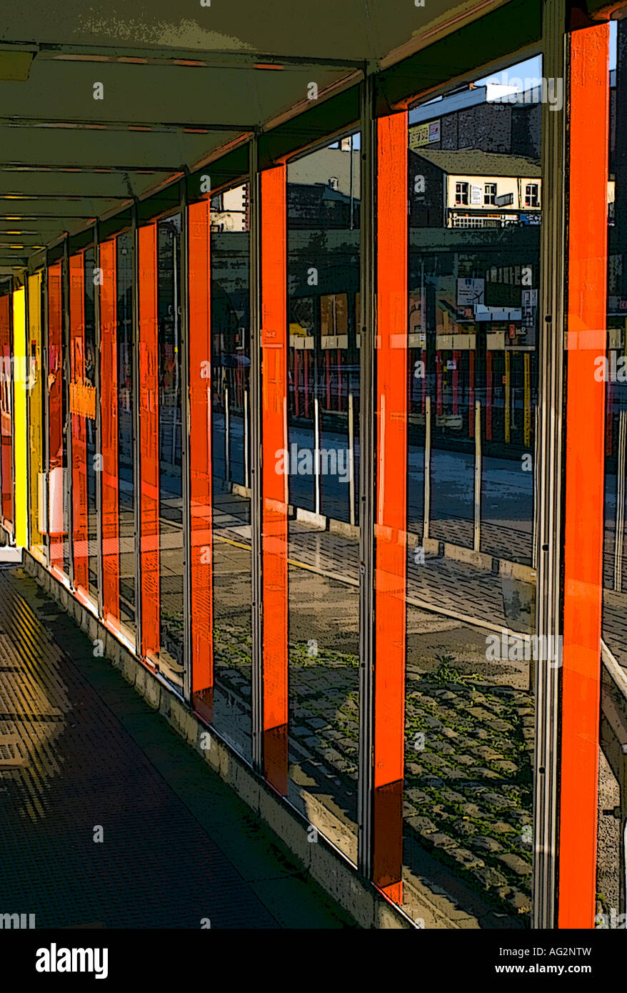 stockport bus station Stock Photo - Alamy