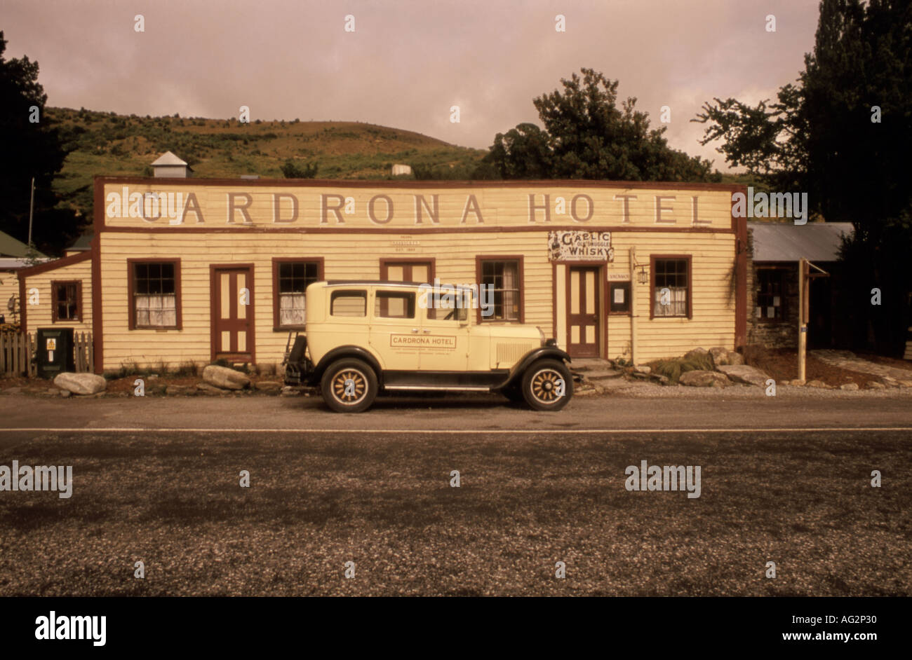 The iconic Cardrona Hotel Otago New Zealand Stock Photo - Alamy