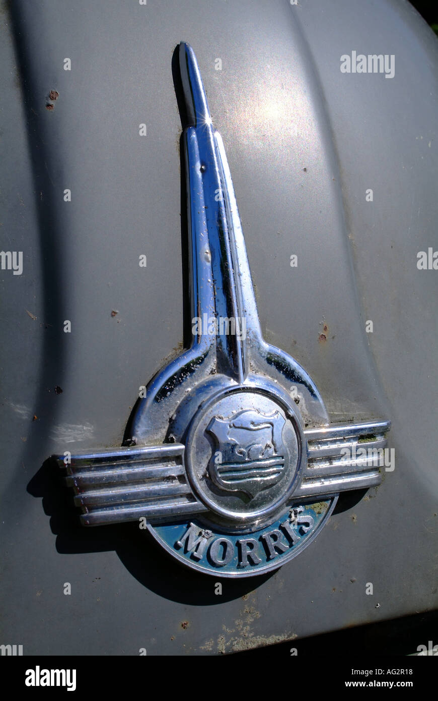 Morris Minor Badge Stock Photo - Alamy