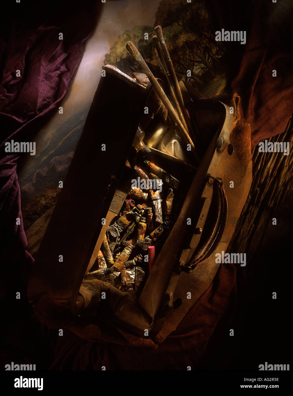 Artists case, still life artist bag artist leather bag artist case ...