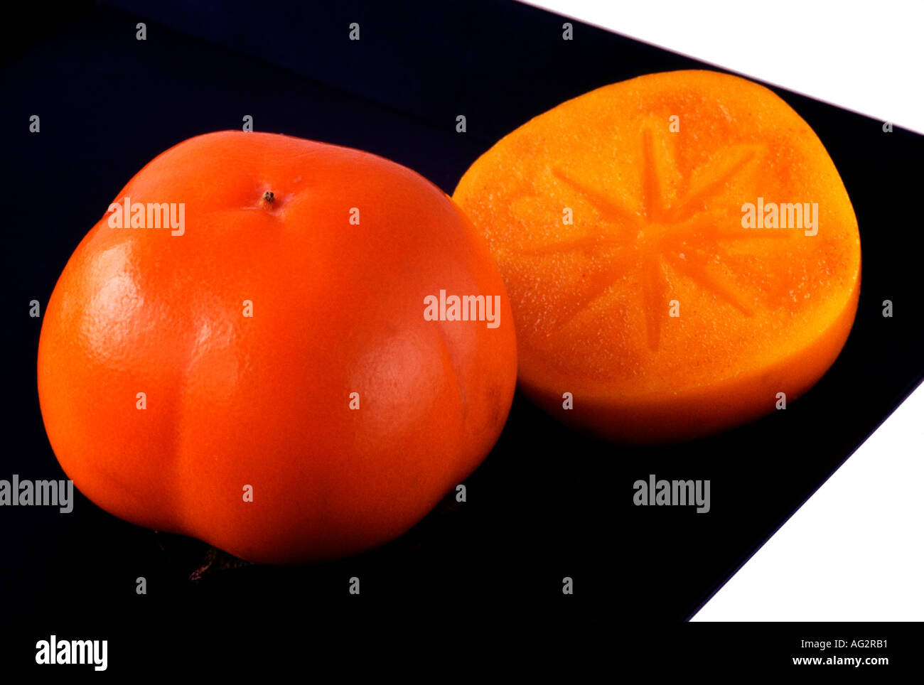 Sharon Fruits Food still life Stock Photo - Alamy