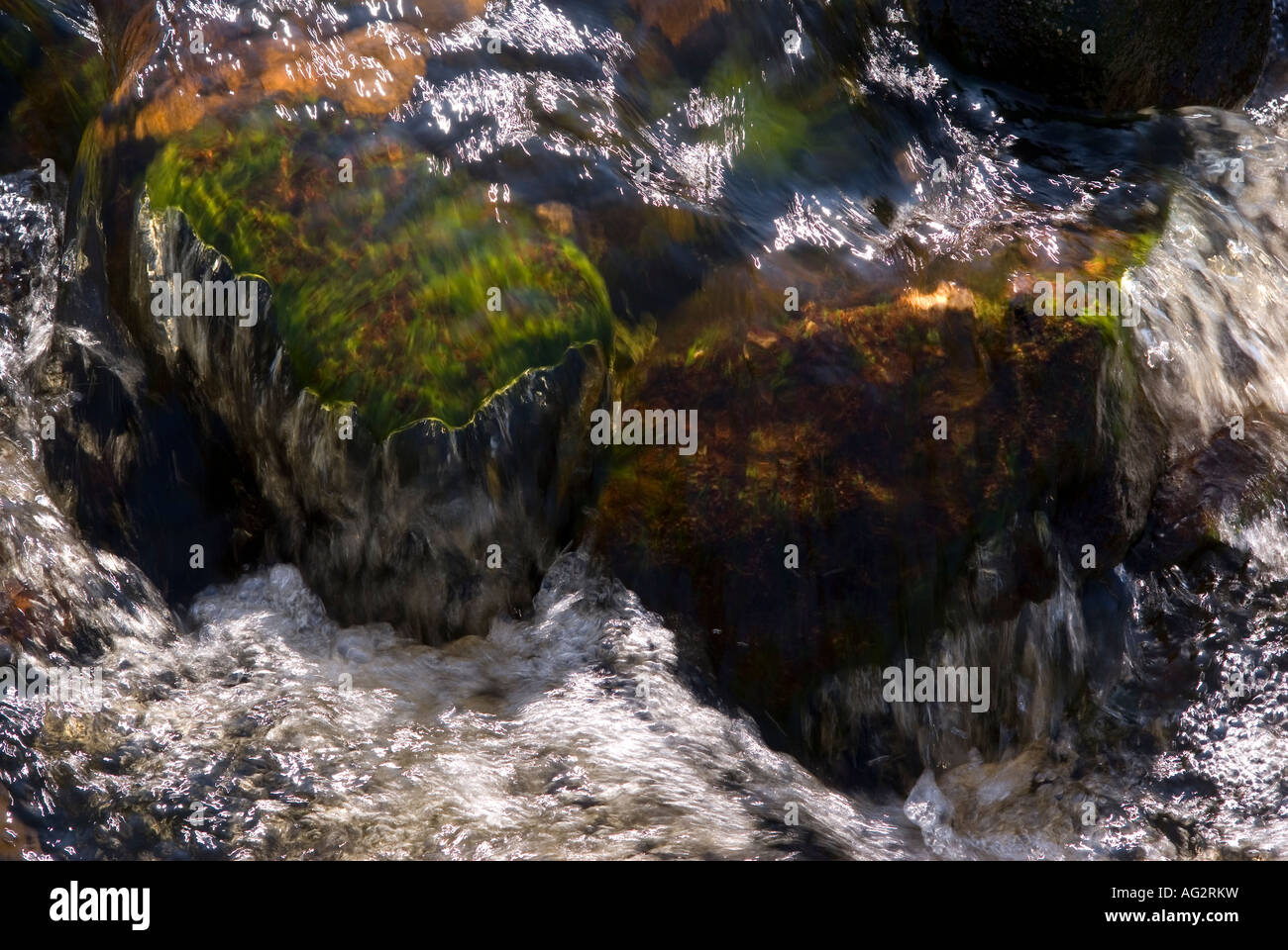 water over the rocks Stock Photo - Alamy
