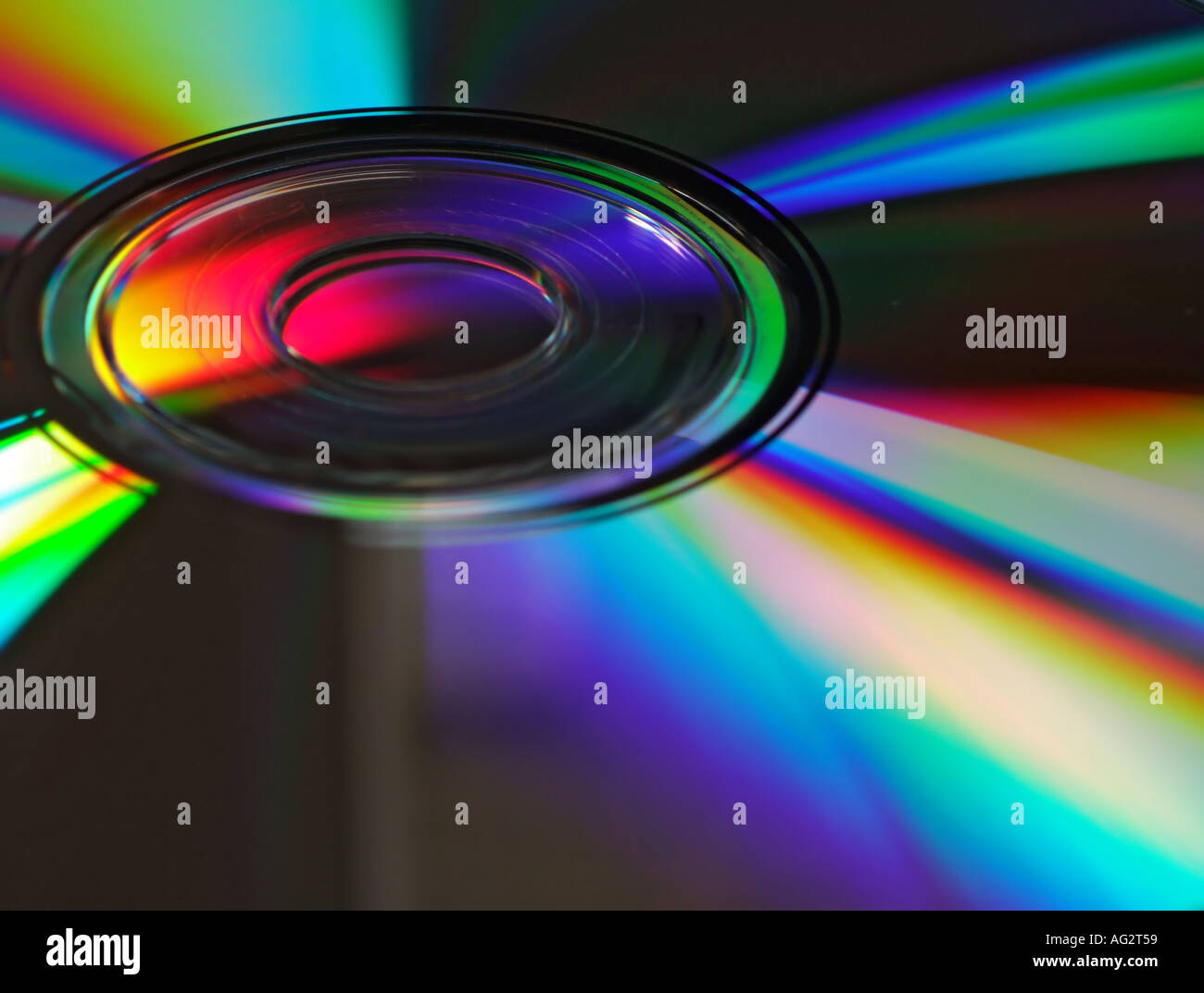Flying Saucer CD disk shot to look like an alien spacecraft Stock Photo ...