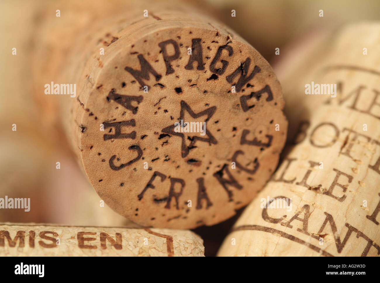 champagne bottle cork Stock Photo - Alamy