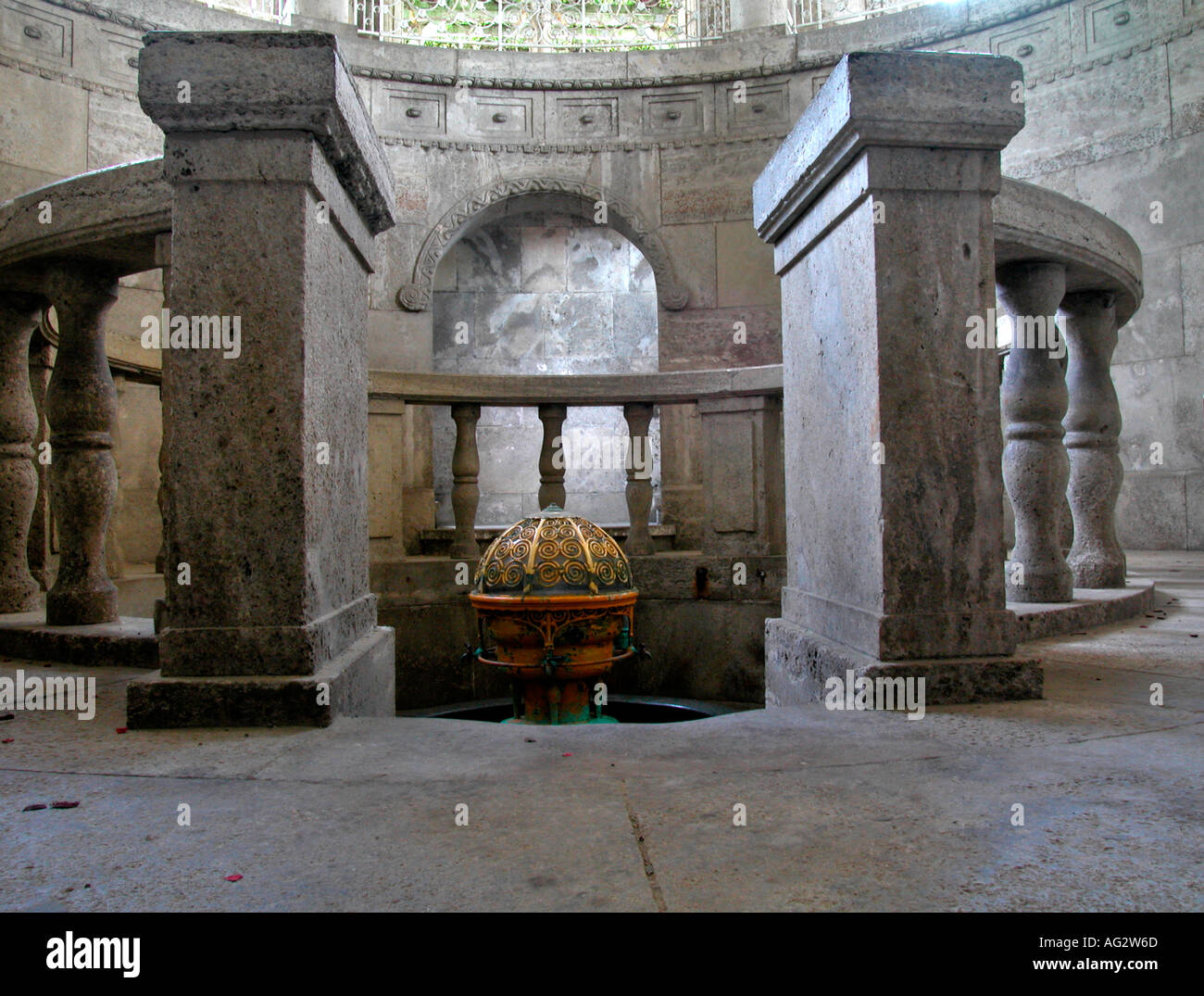 cur spring mineral spring in the Kurhaus casino of Bad Nauheim Hesse ...