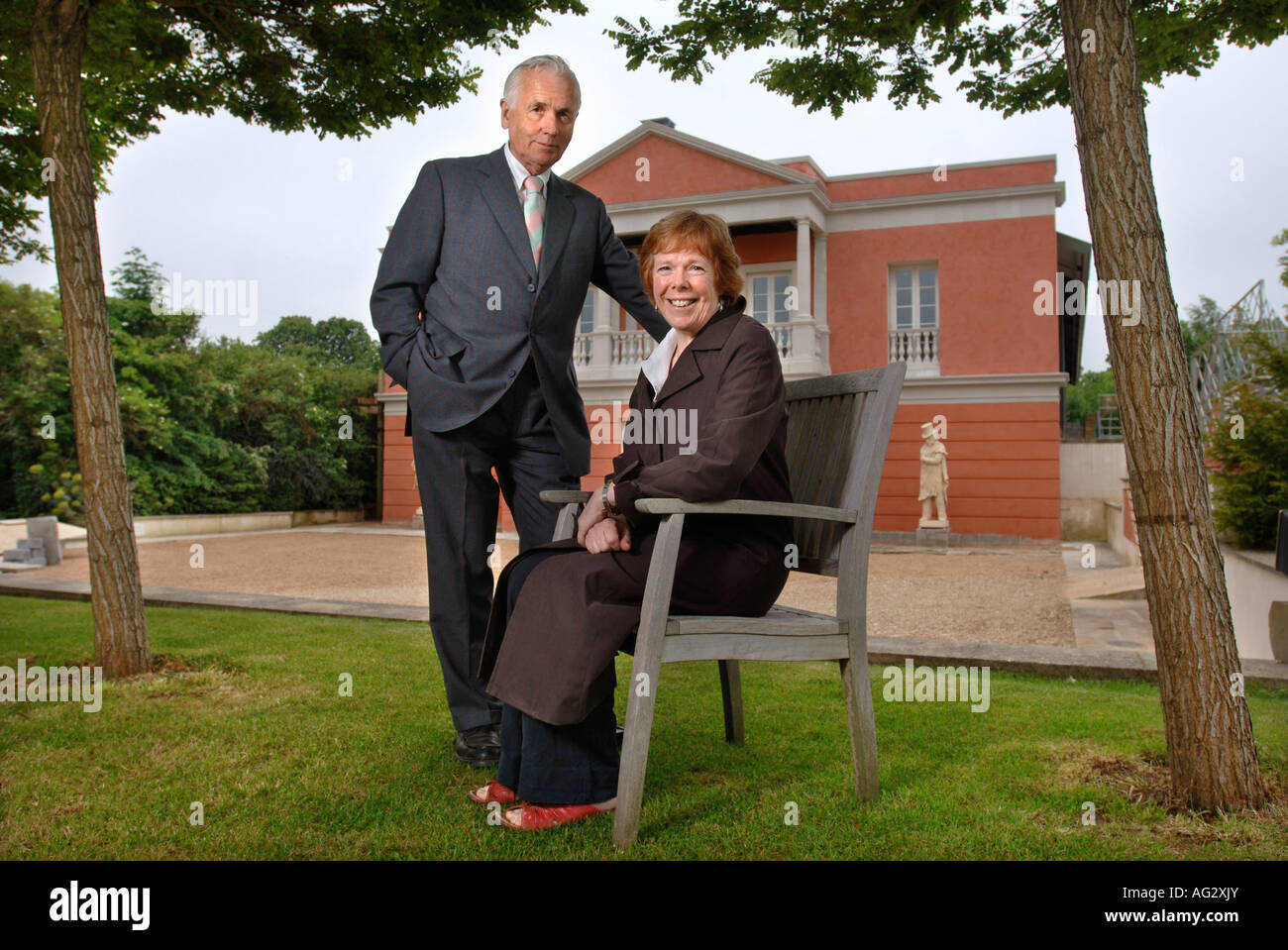 MARTIN AND LIZZIE GRAHAM WHO ESTABLISHED THE LONGBOROUGH FESTIVAL OPERA ...