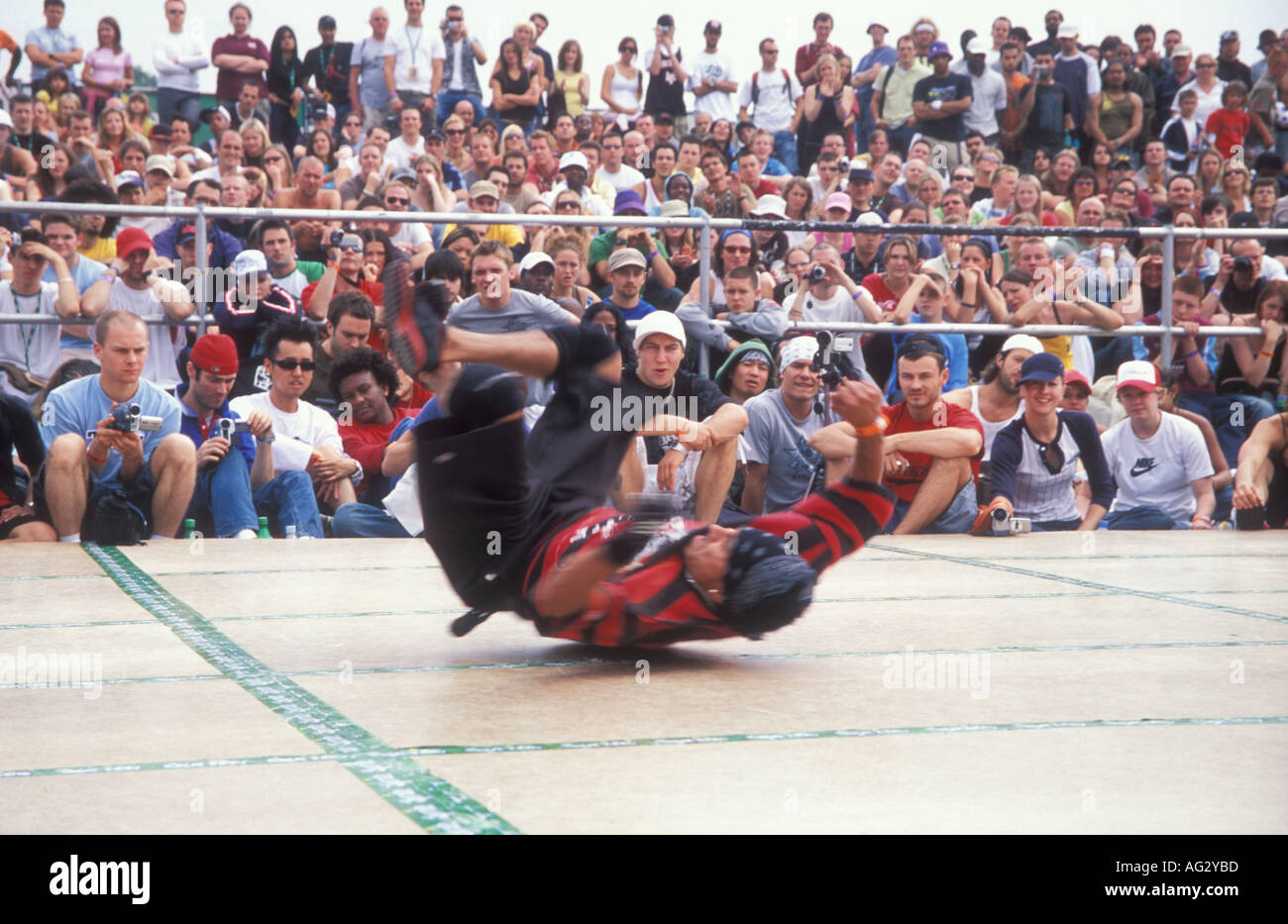 Break dancers competing in a competition Sprite Urban Games Clapham ...