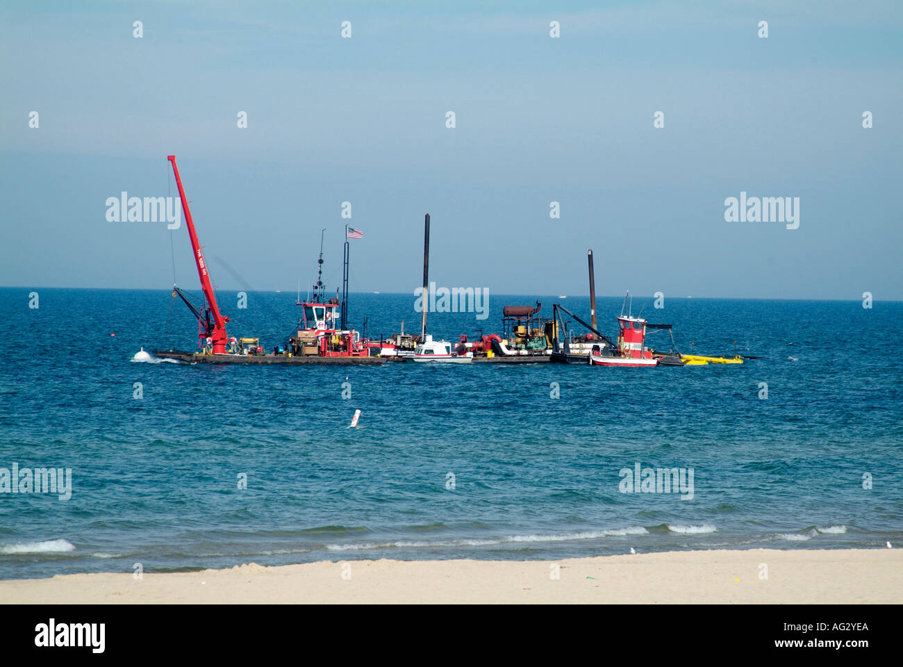 Dredging crane hi-res stock photography and images - Alamy