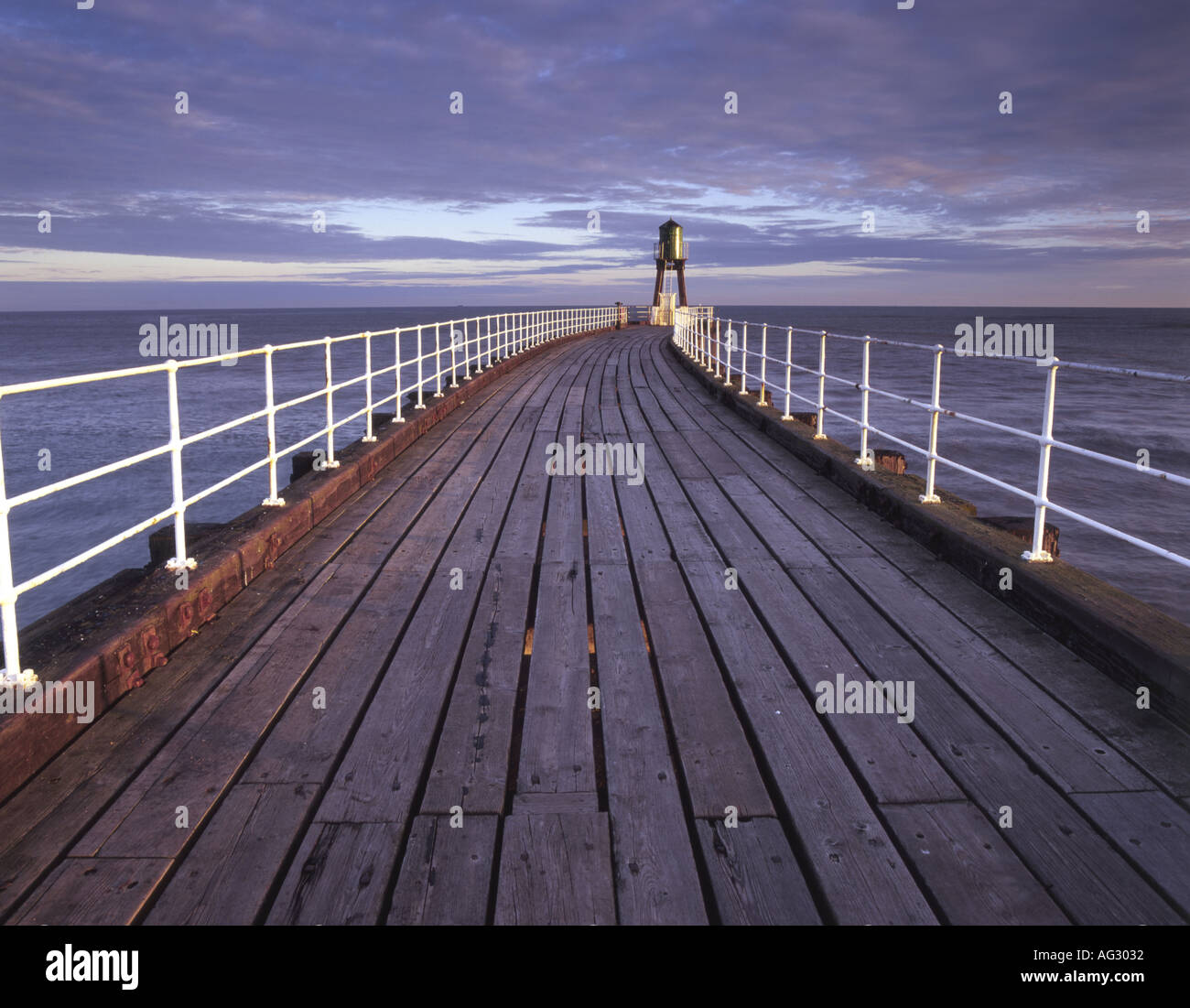 Whitby Pier North Yorkshire UK Stock Photo - Alamy